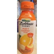 Bolthouse Farms Multi-V Goodness Orange Juice: Calories, Nutrition ...