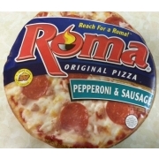 Roma Original Pizza, Pepperoni And Sausage: Calories, Nutrition ...