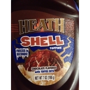 Heath Shell Topping, Chocolate With Toffee Bits: Calories, Nutrition ...