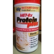 Met-Rx Protein Plus, Vanilla: Calories, Nutrition Analysis & More ...