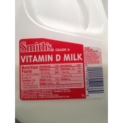 Smith's Grade A Vitamin D Milk: Calories, Nutrition Analysis & More ...