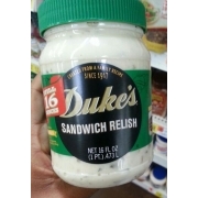 Duke's Relish, Sandwich: Calories, Nutrition Analysis & More | Fooducate