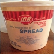 Iga 48% Vegetable Oil Spread: Calories, Nutrition Analysis & More ...