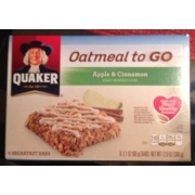 Quaker Breakfast Bars, Apples & Cinnamon: Calories, Nutrition Analysis ...