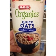 H-E-B Organics Quick Oats: Calories, Nutrition Analysis & More | Fooducate