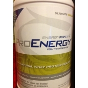 Energy First Pro Energy, 100% Natural Whey Protein Isolate: Calories ...