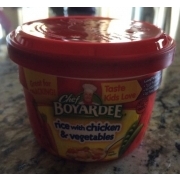 Chef Boyardee Rice With Chicken & Vegetables: Calories, Nutrition ...