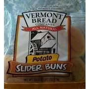 Vermont Bread Company Potato Slider Buns: Calories, Nutrition Analysis ...