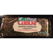 Cabot Alpine Cheddar Premium Aged Cheddar Cheese: Calories, Nutrition ...