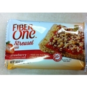 Fiber One Streusel Bar, Strawberry Flavored: Calories, Nutrition ...