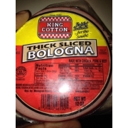 King Cotton Thick Sliced Bologna: Calories, Nutrition Analysis & More ...