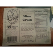 Prairie Grain Nine Grain Bread: Calories, Nutrition Analysis & More ...