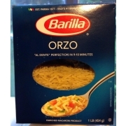 Barilla Orzo, Rice, Enriched Macaroni product: Calories, Nutrition ...