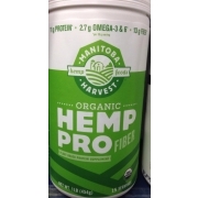 Manitoba Harvest Hemp Pro Fiber, Organic: Calories, Nutrition Analysis ...