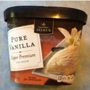 Safeway Select Pure Vanilla, Super Premium Ice Cream: Calories ...