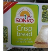 Sonko Crisp Bread With Spelt And Pumpkin Seeds: Calories, Nutrition ...