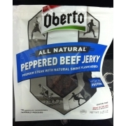 Oberto Beef Jerky, Peppered: Calories, Nutrition Analysis & More ...
