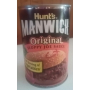 Hunt's Manwich, Original Sloppy Joe Sauce: Calories, Nutrition Analysis ...