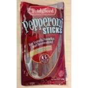 Bridgford Snack Sticks, Pepperoni: Calories, Nutrition Analysis & More ...