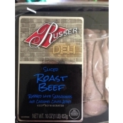 Russer Deli Sliced Roast Beef: Calories, Nutrition Analysis & More ...