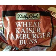 Daily Chef Wheat Kaiser Hamburger Buns: Calories, Nutrition Analysis ...