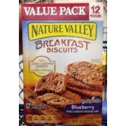 Nature Valley Breakfast Biscuits, Blueberry: Calories, Nutrition ...