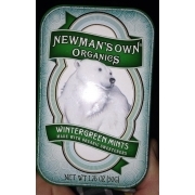 Newman's Own Mints, Wintergreen, Organic: Calories, Nutrition Analysis ...