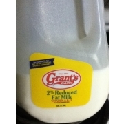 Grant's Dairy Milk, 2% Reduced Fat: Calories, Nutrition Analysis & More ...
