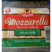ShopRite Mozzarella Natural Cheese: Calories, Nutrition Analysis & More ...