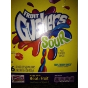 Fruit Gushers Fruit Flavored Snacks, Triple Berry Shockhock: Calories ...