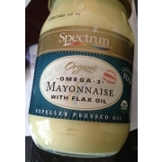 Spectrum Mayonnaise, Organic Omega-3 With Flax Oil: Calories, Nutrition ...