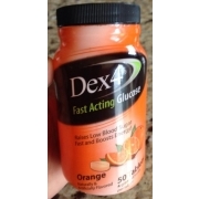 Dex 4 Fast Acting Glucose, Orange: Calories, Nutrition Analysis & More ...