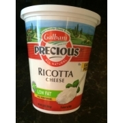 Galbani Precious Ricotta Cheese, Low Fat: Calories, Nutrition Analysis ...