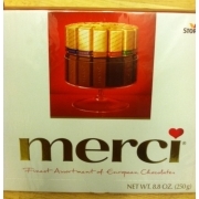 Merci Chocolates, Finest Assortment Of European: Calories, Nutrition ...