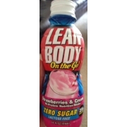 Lean Body Strawberries & Cream, Hi-Protein Nutrition Shake: Calories ...
