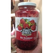First Street Red Raspberry Preserves: Calories, Nutrition Analysis ...