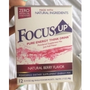 Focus Up Supplement Energy Mix, Powdered, Natural Berry: Calories ...