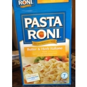Pasta Roni Butter & Herb Italiano: Calories, Nutrition Analysis & More ...