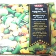 H-E-B Mixed Vegetables: Calories, Nutrition Analysis & More | Fooducate
