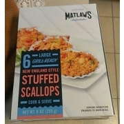 Matlaw's Stuffed Scallops, New England Style: Calories, Nutrition Analysis & More | Fooducate