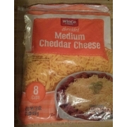 Winco Foods Shredded Medium Cheddar Cheese: Calories, Nutrition ...