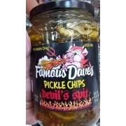 Famous Dave's Pickle Chips, Devil's Spit: Calories, Nutrition Analysis ...