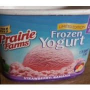 Prairie Farms Frozen Yogurt, Strawberry Banana: Calories, Nutrition ...