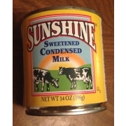 Sunshine Sweetened Condensed Milk: Calories, Nutrition Analysis & More ...