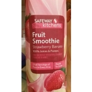 Safeway Kitchens Fruit Smoothie, Strawberry Banana: Calories, Nutrition ...