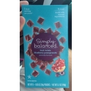 Simply Balanced Fruit Twists Blueberry Pomegranate: Calories, Nutrition ...