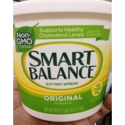 Smart Balance Buttery Spread, Original 64% Vegetable Oils: Calories ...