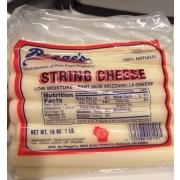 Rogge's String Cheese: Calories, Nutrition Analysis & More | Fooducate