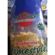 Don Pancho Authentic Mexican Foods Authentic Homestyle Chips: Calories ...