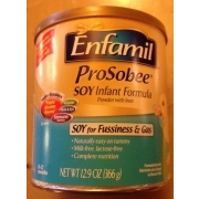 Enfamil Prosobee, Soy Infant Formula, Powder With Iron: Calories ...